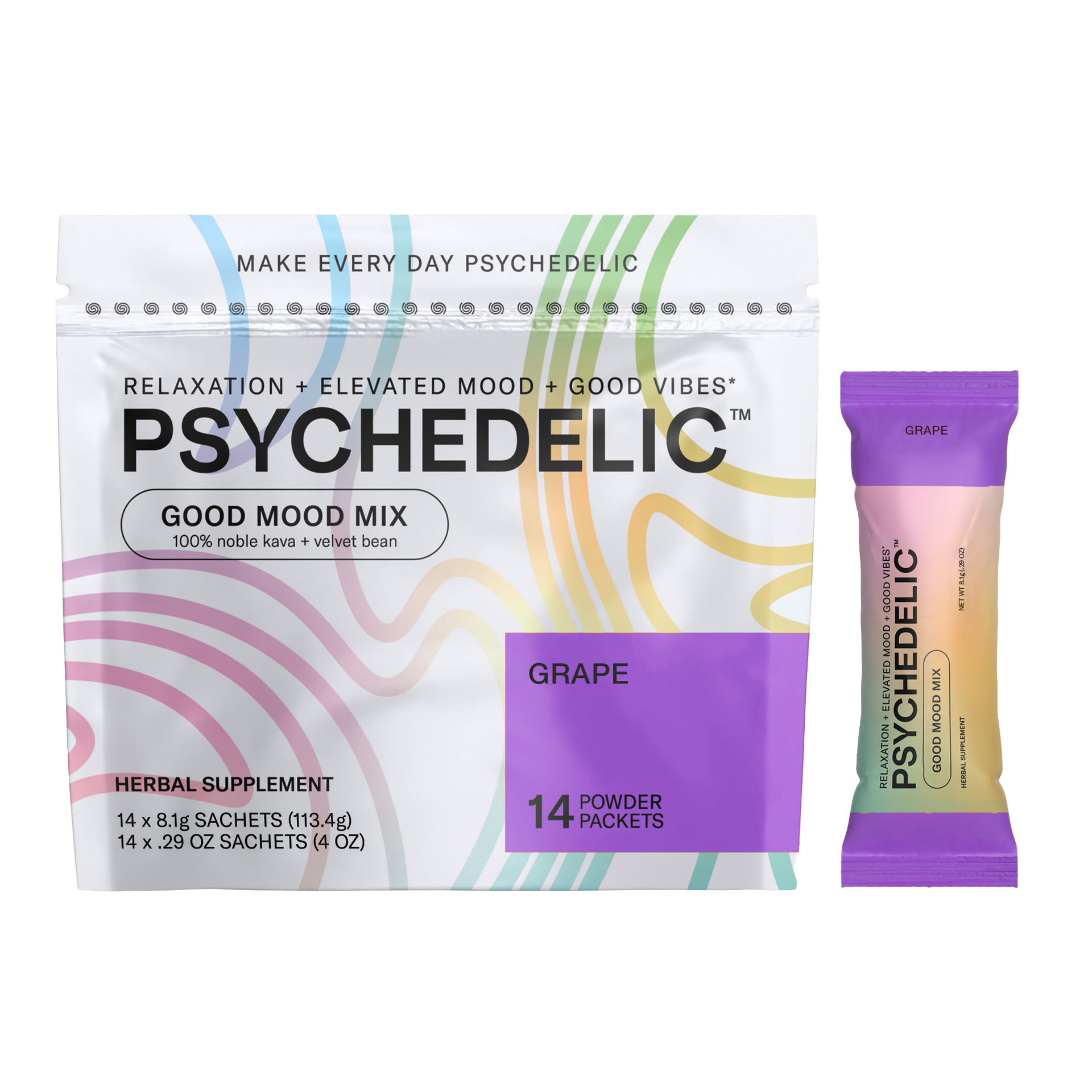 Good Mood Mix - Grape – Psychedelic Water